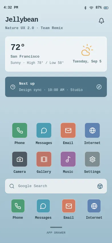 Jellybean UX Launcher