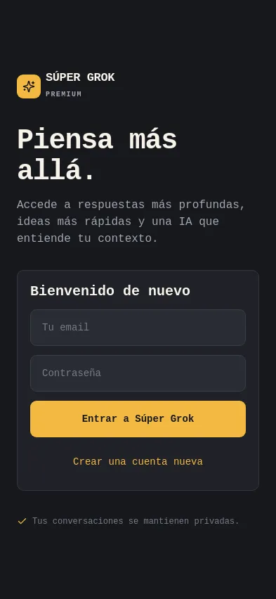 Súper Grok Premium
