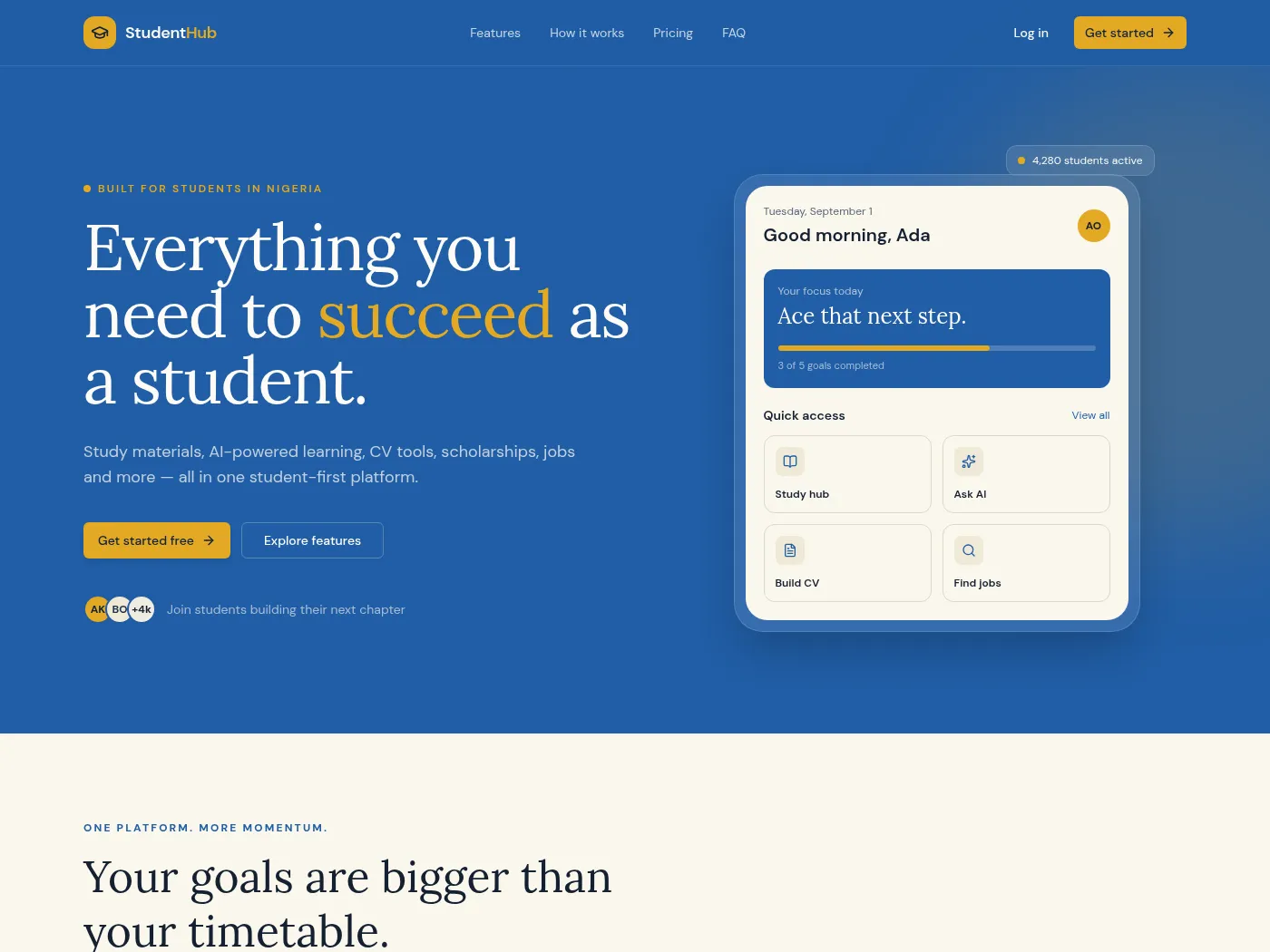 StudentHub Platform