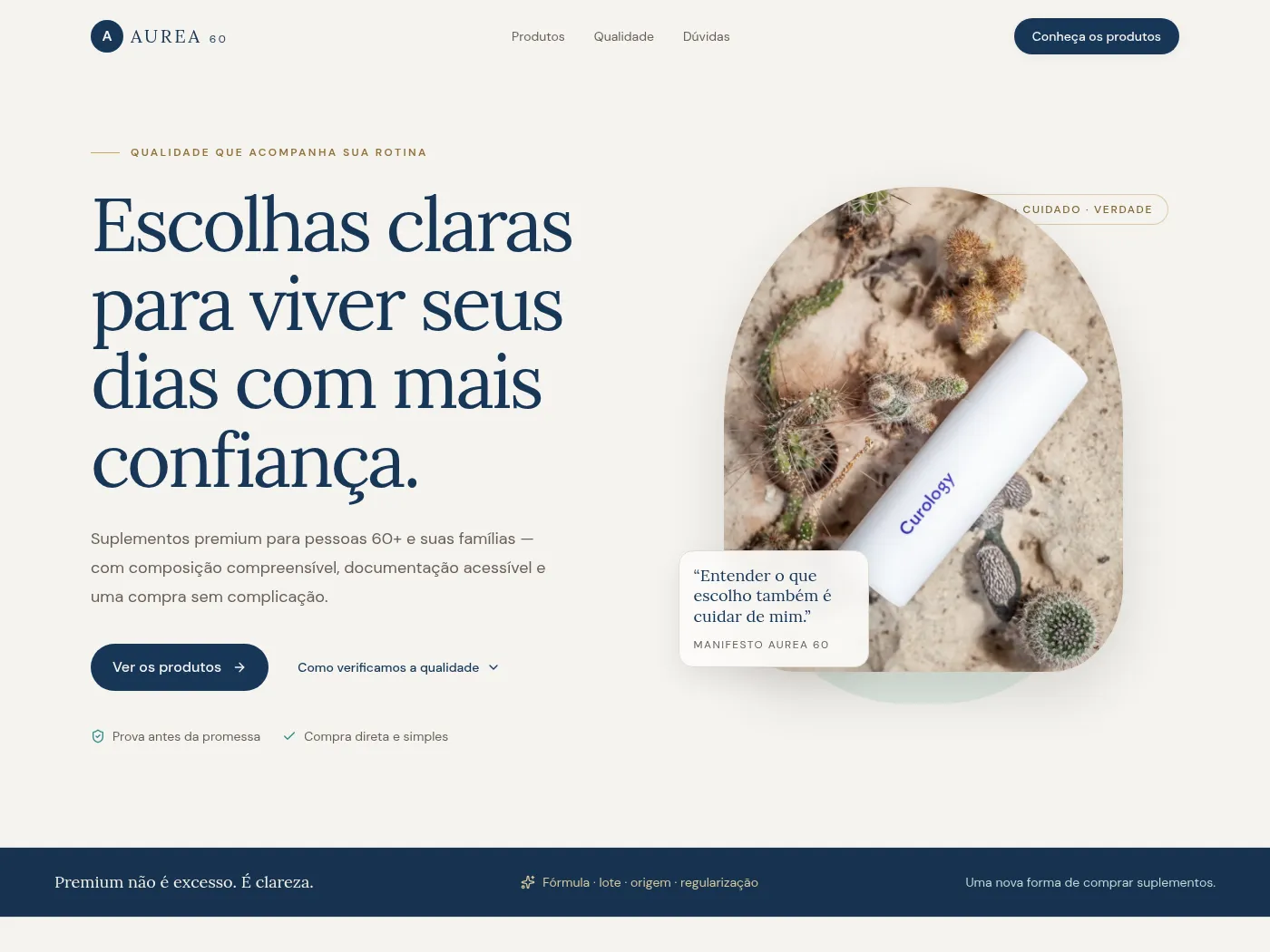 AUREA 60 Premium Suplementos