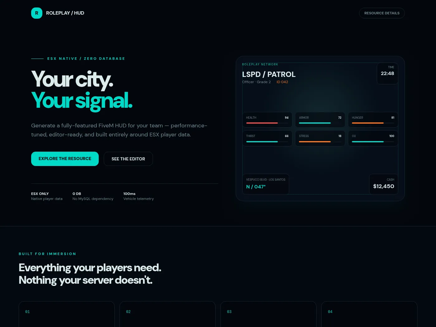 Roleplay HUD Generator