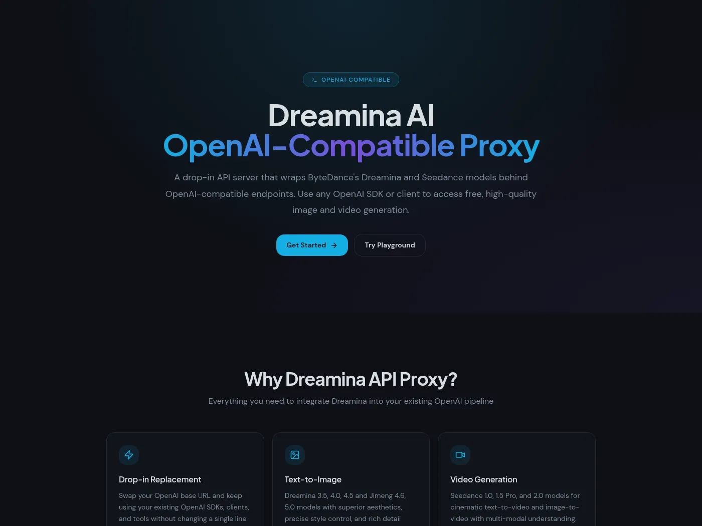 Dreamina API Proxy