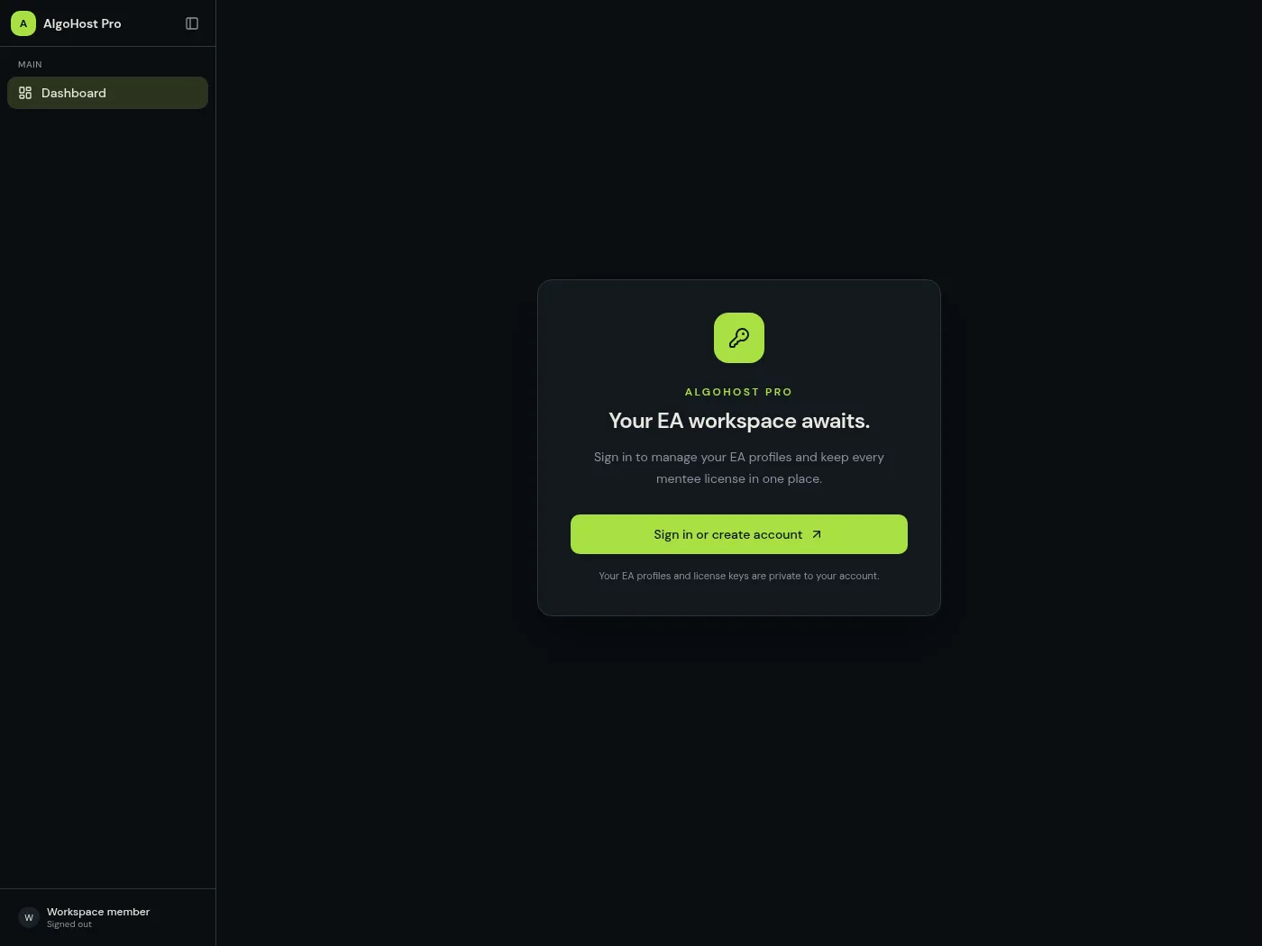 AlgoHost Pro