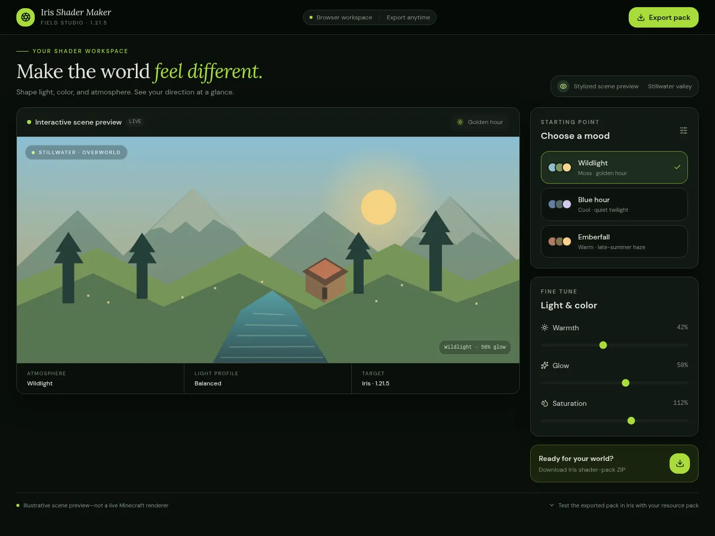 Iris Shader Maker