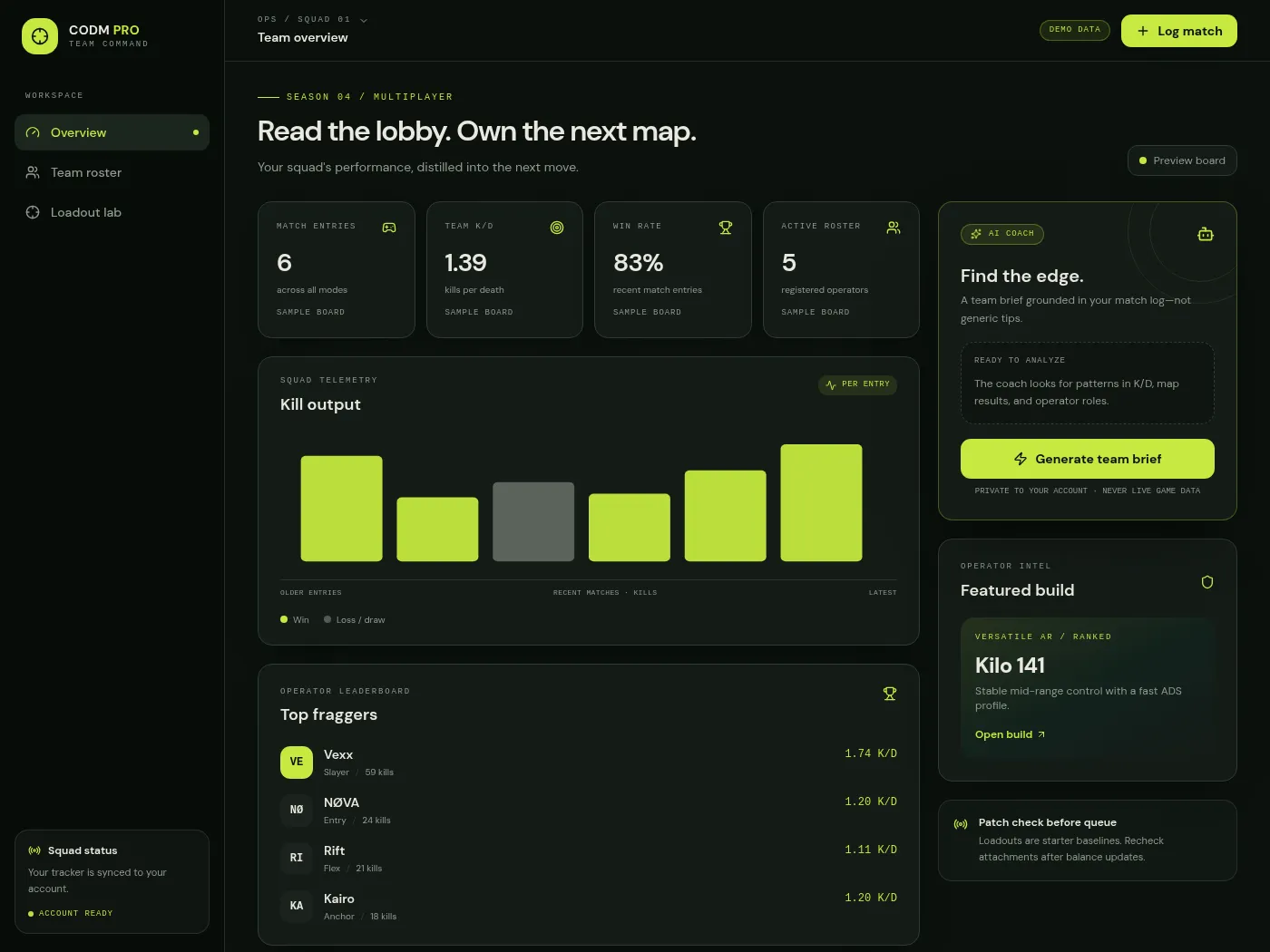 CODM Pro Tracker