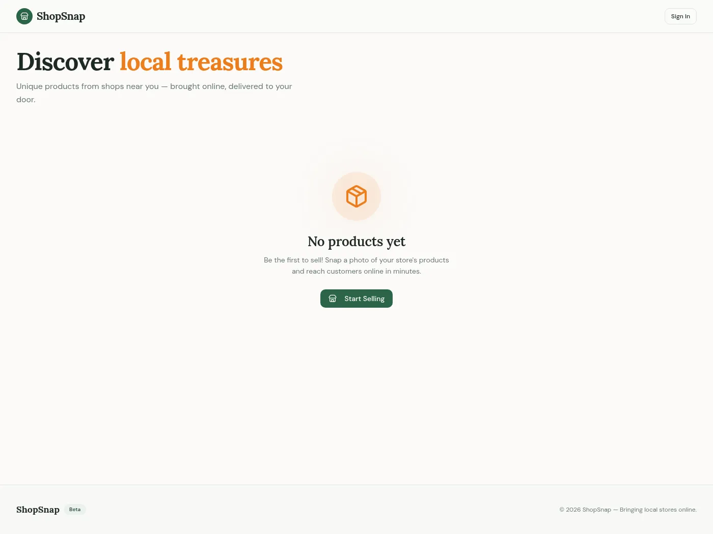ShopSnap Marketplace
