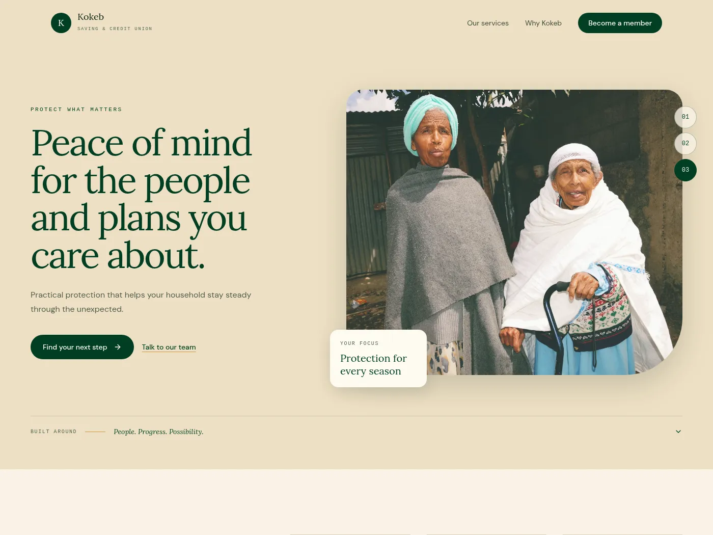 Kokeb Credit Union Site