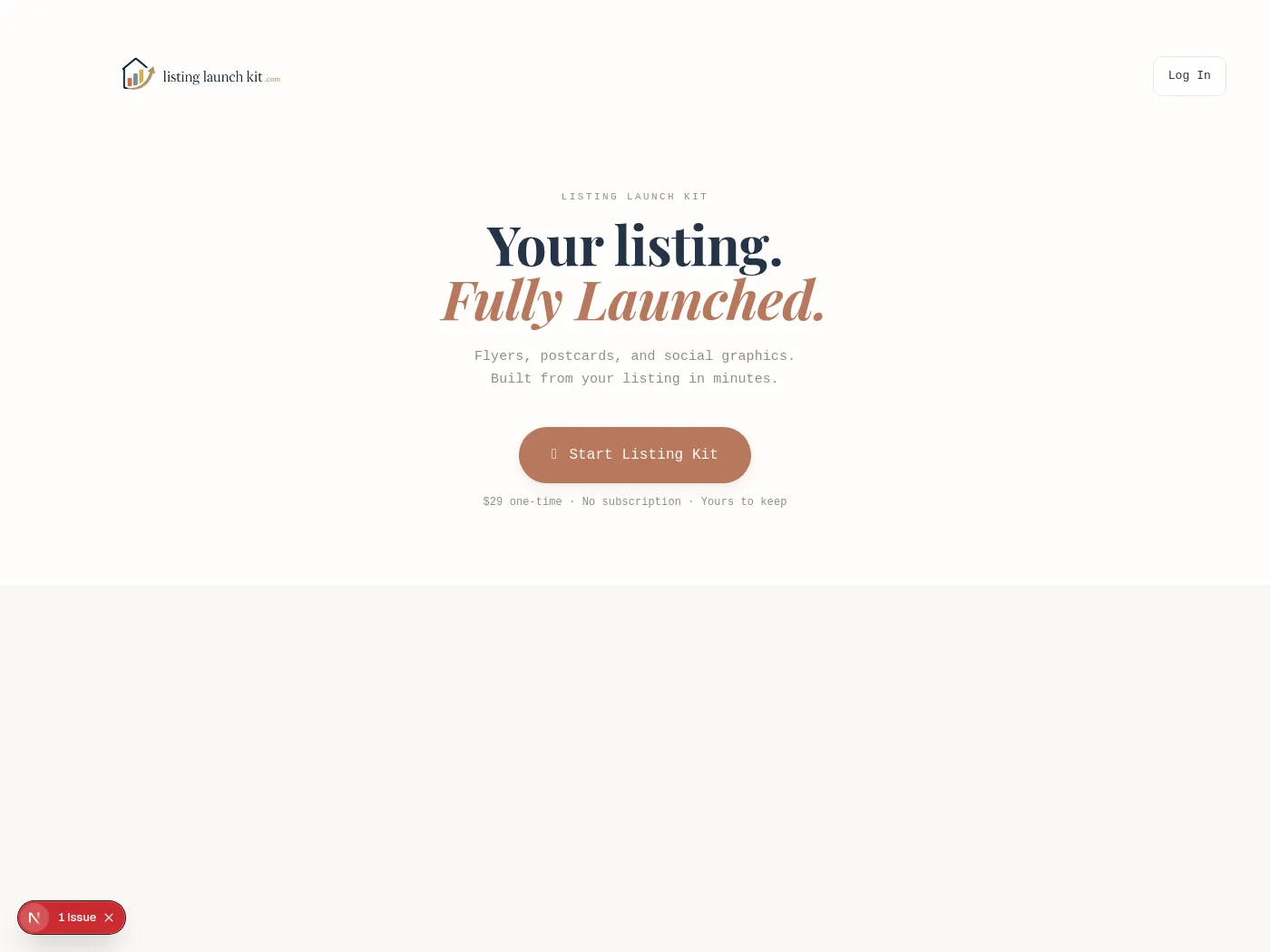 Listing Launch Kit