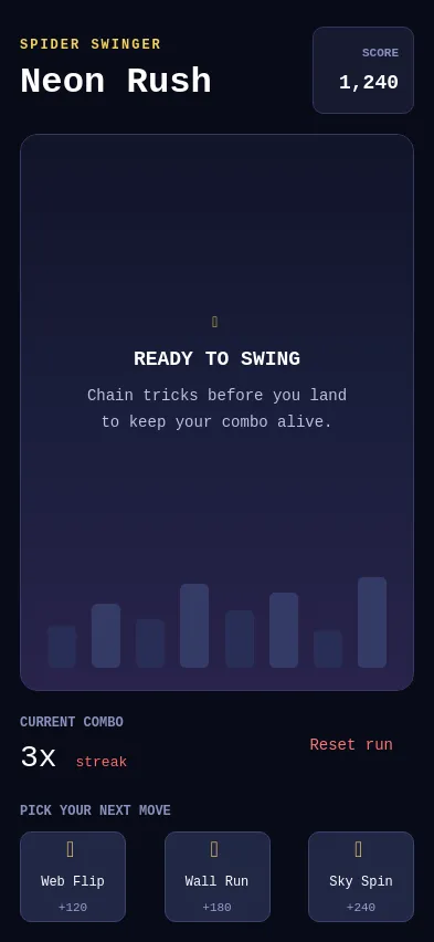 Spider Swinger App