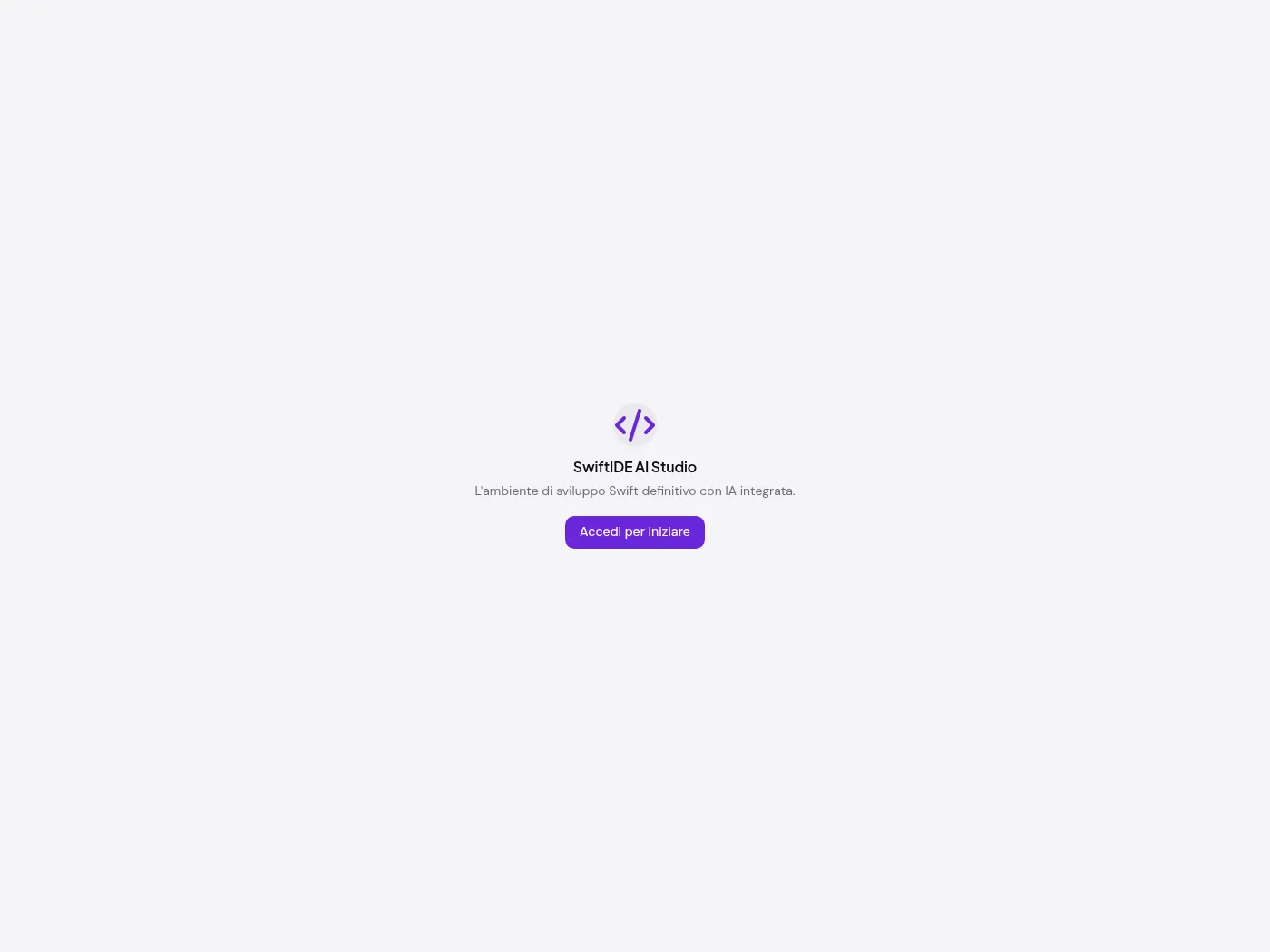 SwiftIDE AI Studio