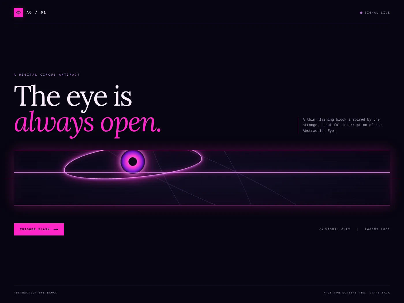 Abstraction Eye Block