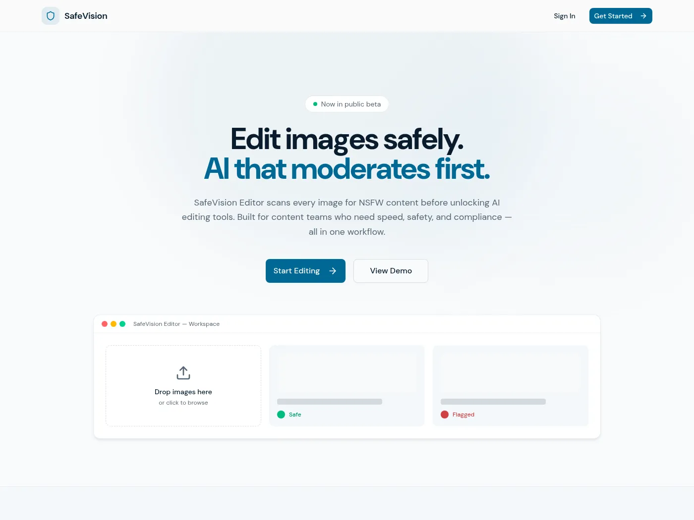 SafeVision Editor