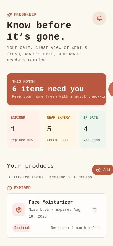 Expiry Tracker Mobile