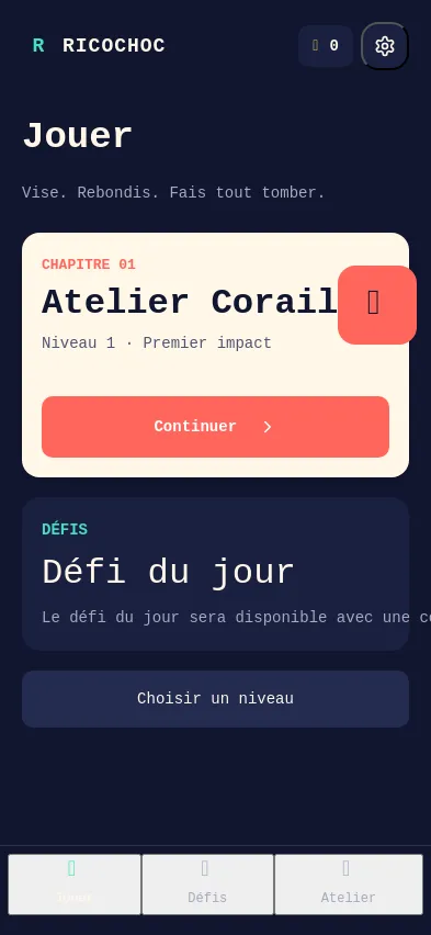 RicocHOC — Mobile Puzzle Game