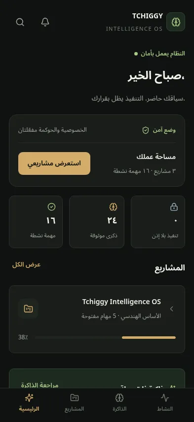 Tchiggy Intelligence OS