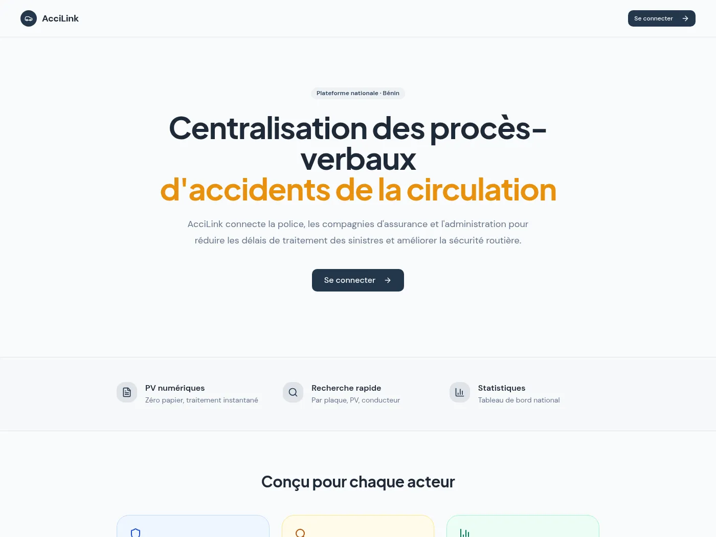 AcciLink Accident Platform