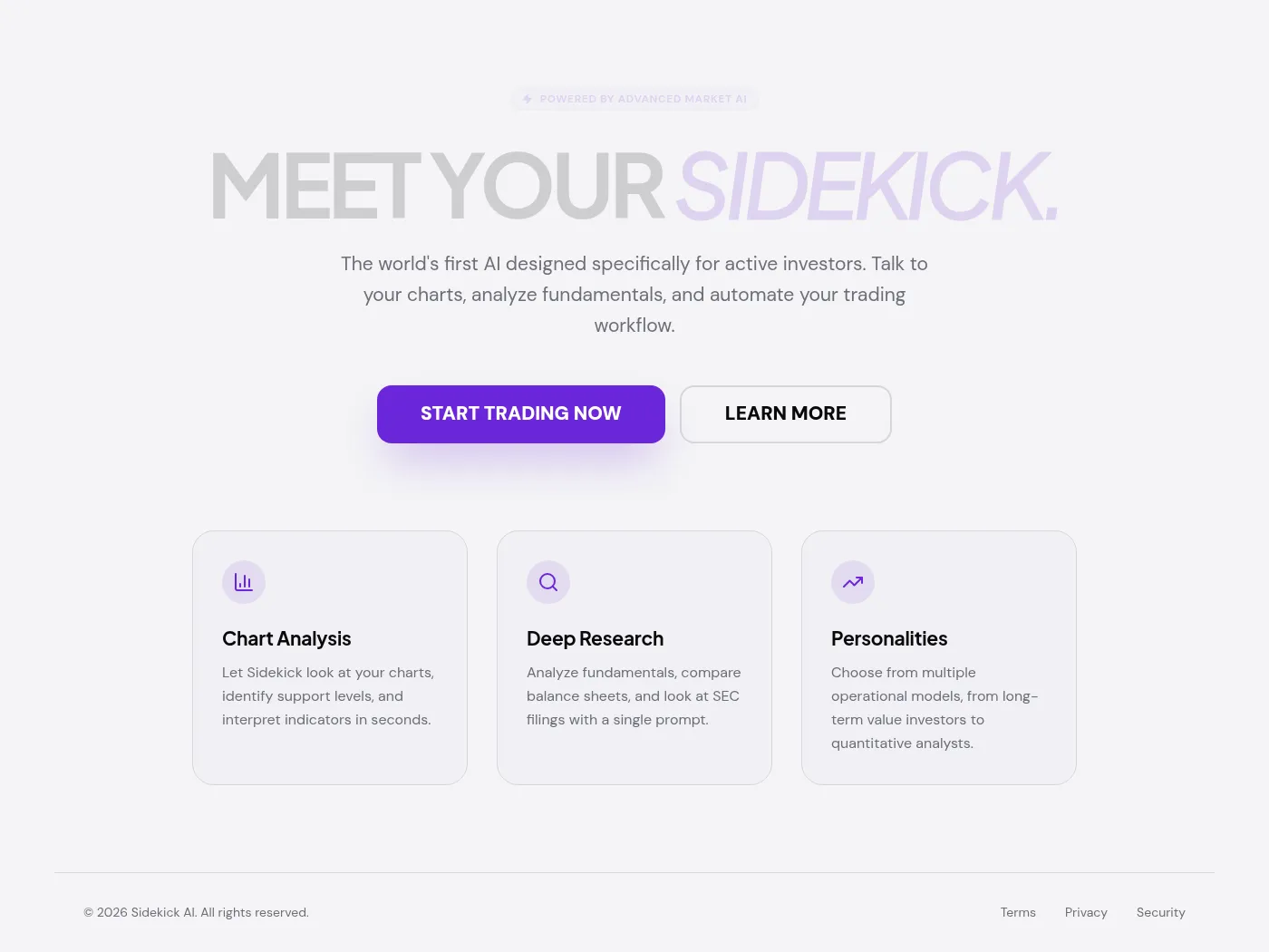 Sidekick AI Trading Assistant