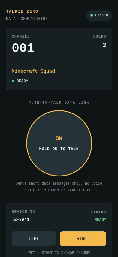 Talkie Zero