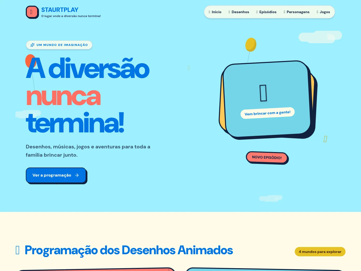 StaurtPlay Kids Portal