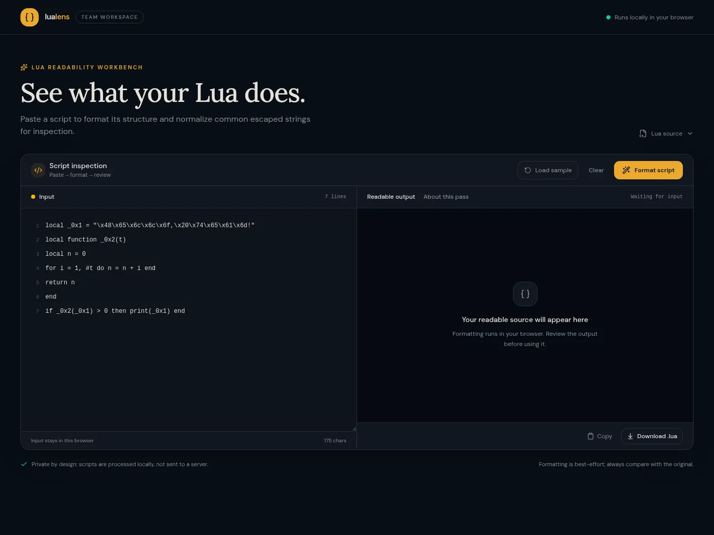 Lua Deobfuscator Hub