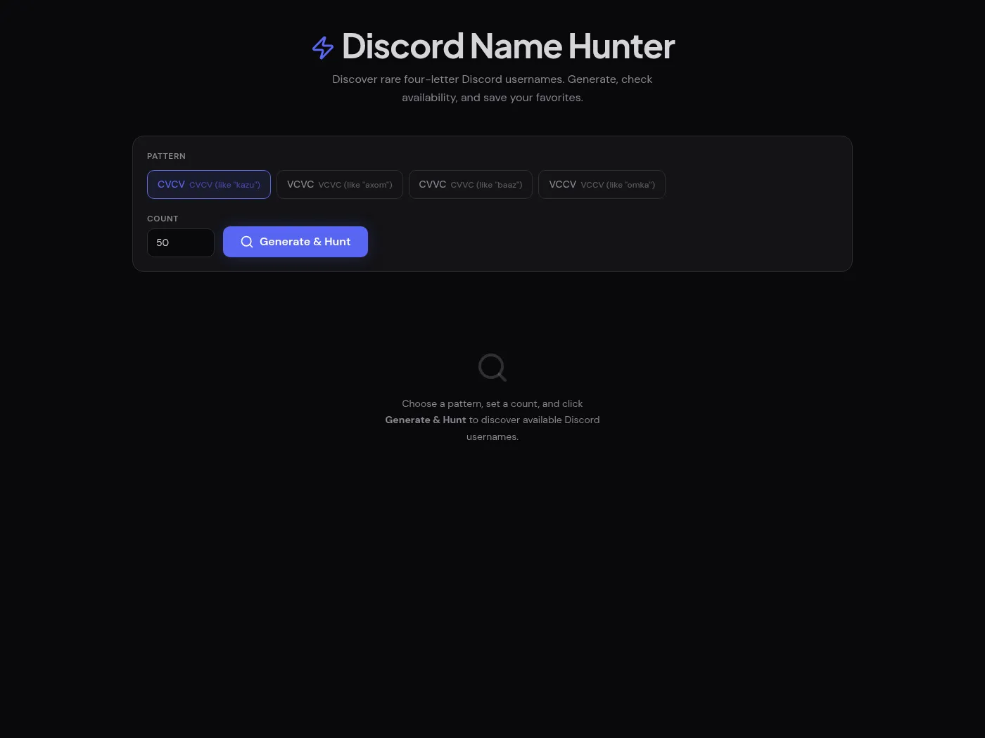 Discord Name Hunter