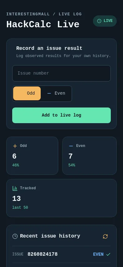 HackCalc Live
