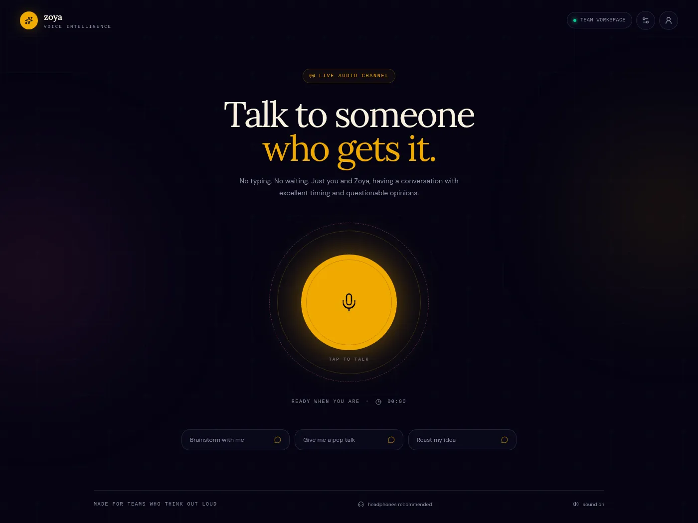 Zoya Voice Chat