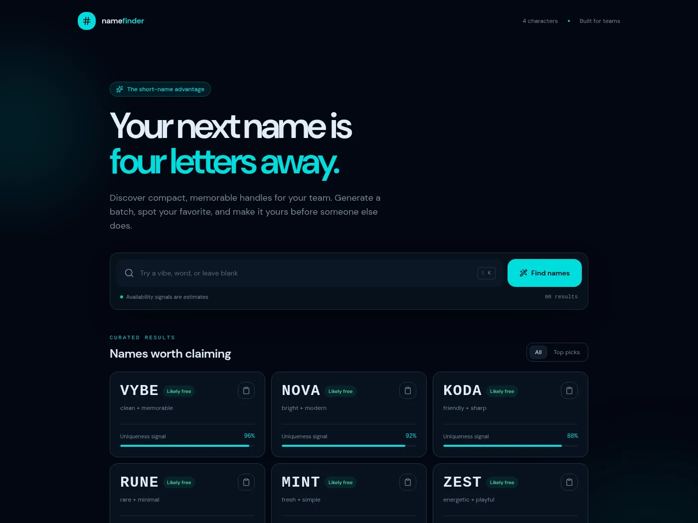 Discord Name Finder