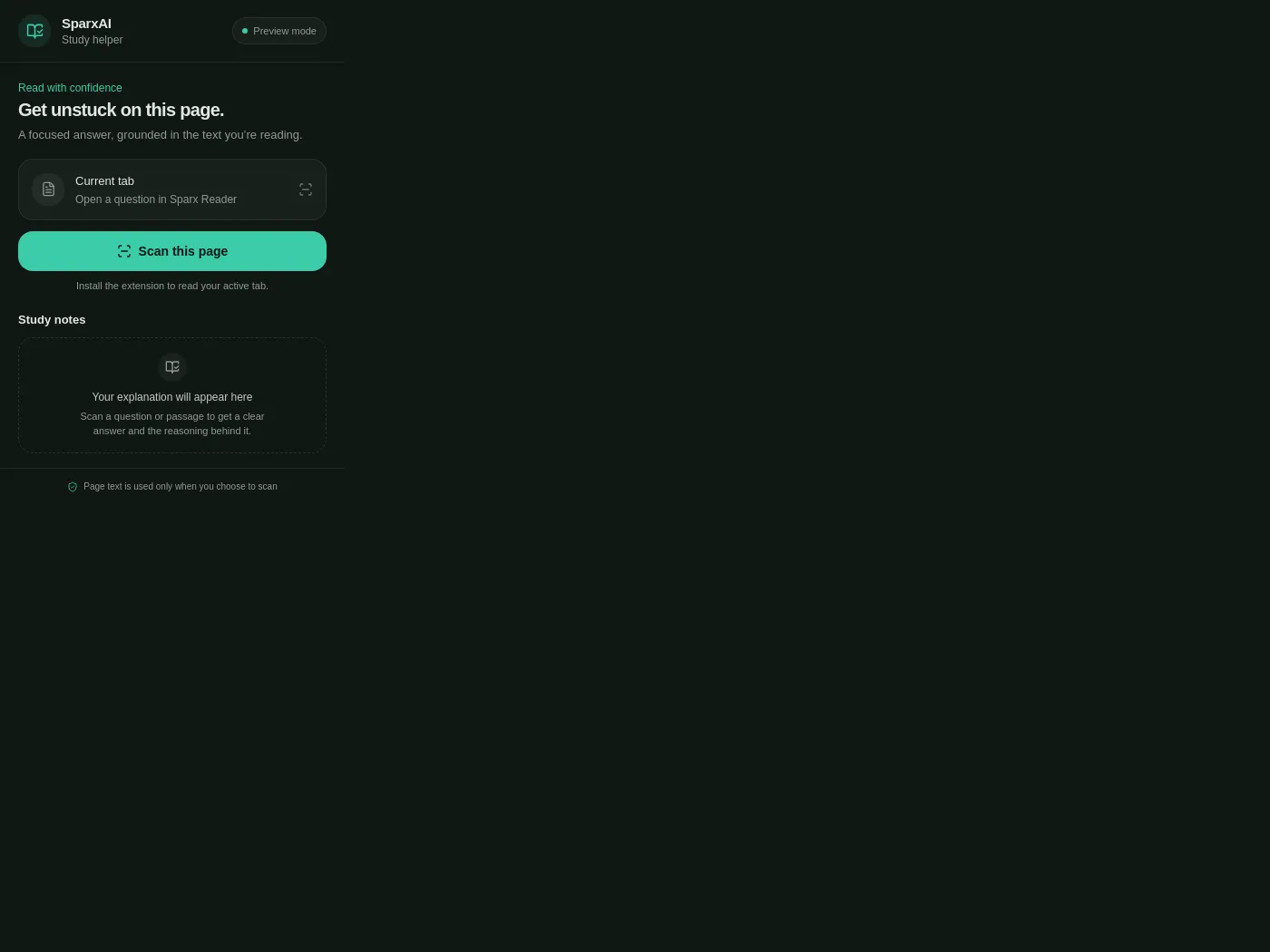 SparxAI Study Helper