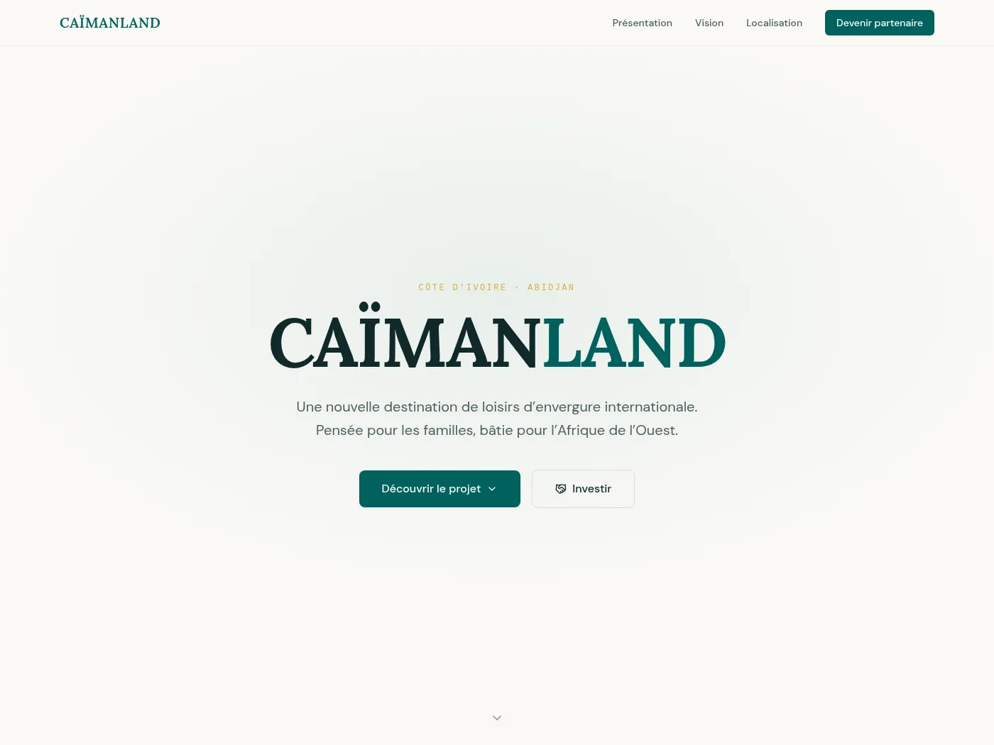 CAÏMANLAND Investor Portal
