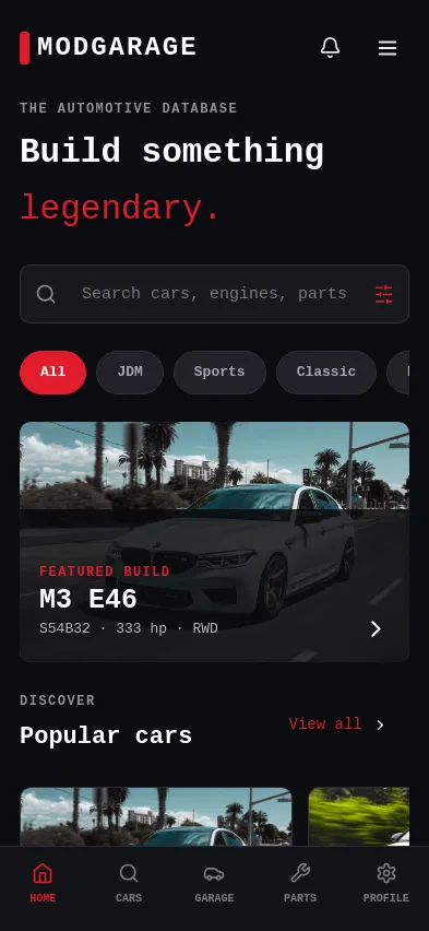 MODGARAGE Automotive Platform