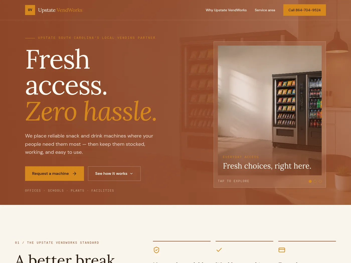 Quick Fix Vending Site