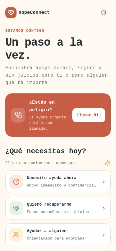 HopeConnect Mobile