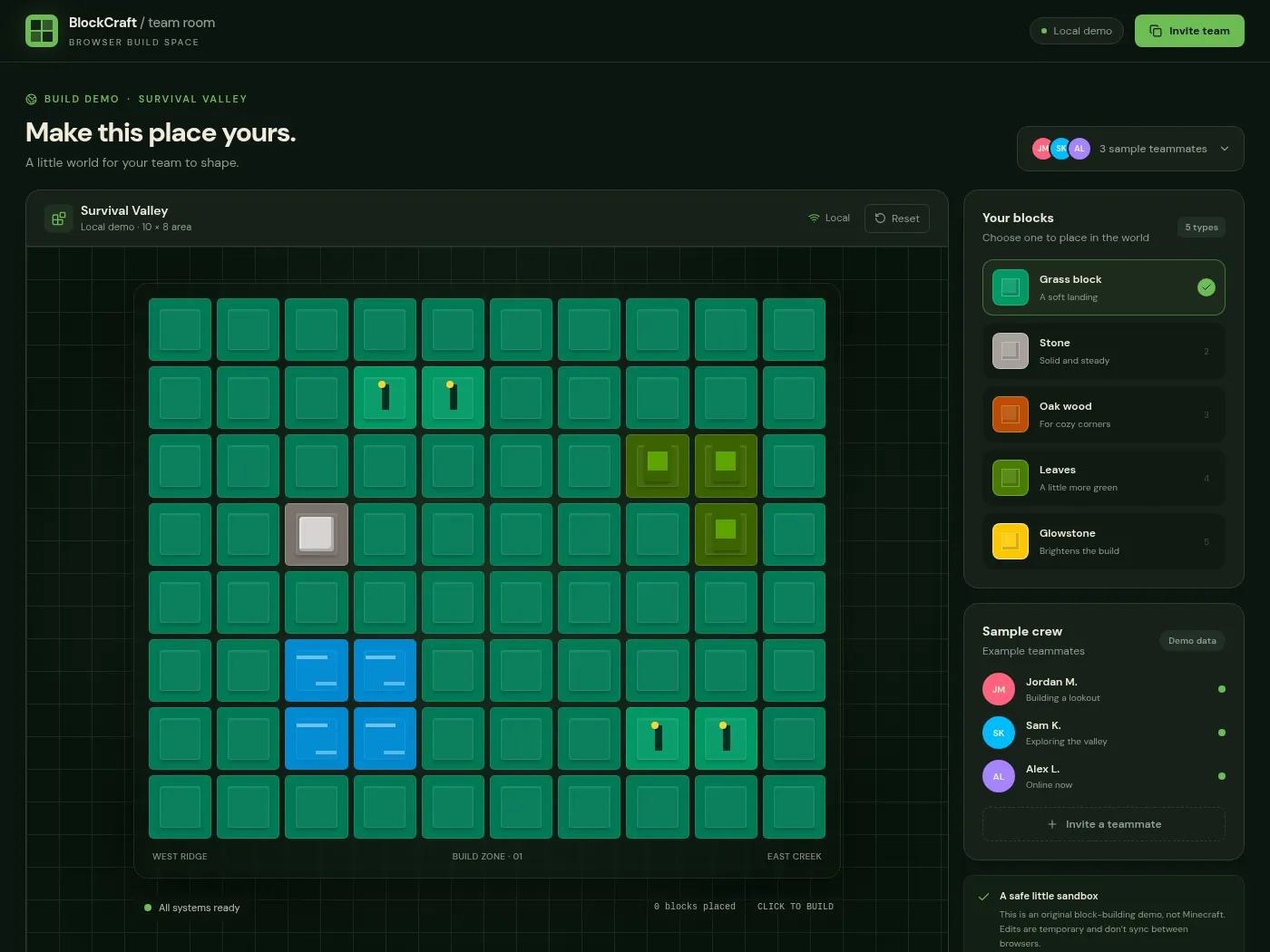 BlockCraft Web Client