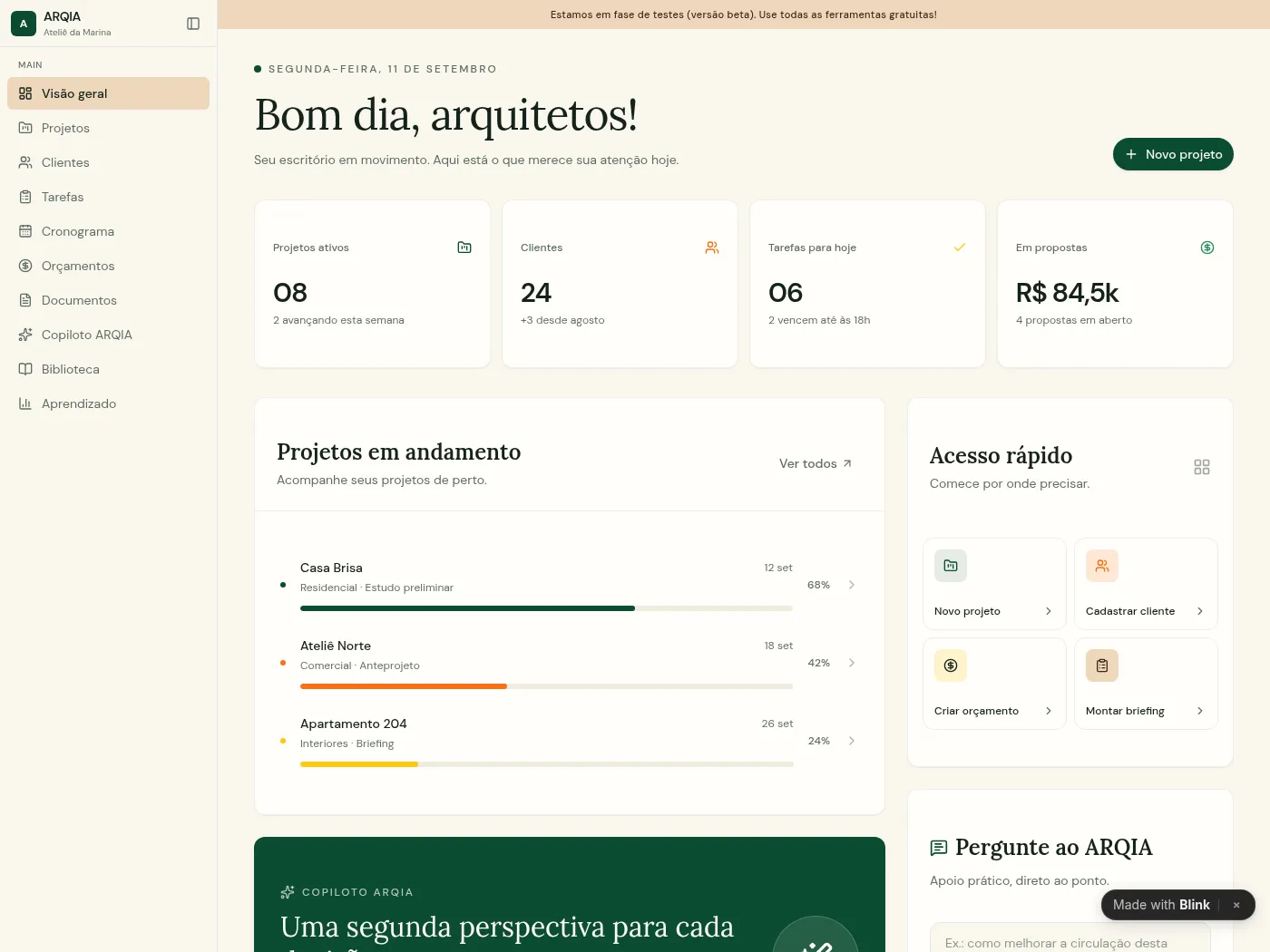 ARQIA Architect Assistant