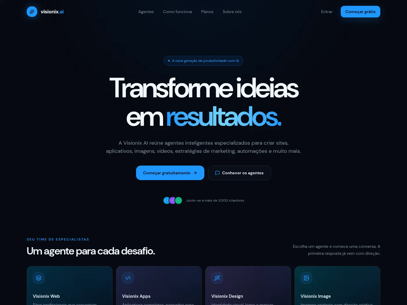 Visionix AI Platform