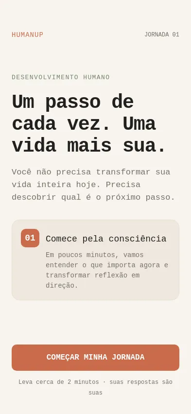 HumanUp – Desenvolvimento Humano