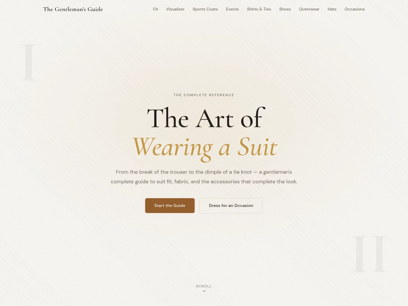 Suit Style Guide