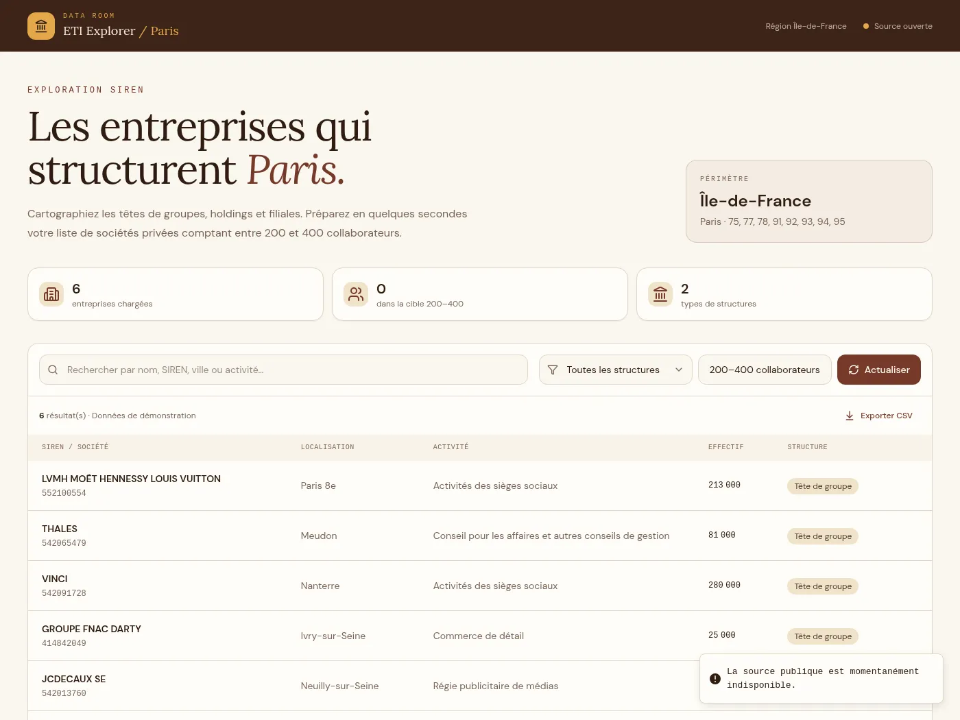 ETI Explorer Paris