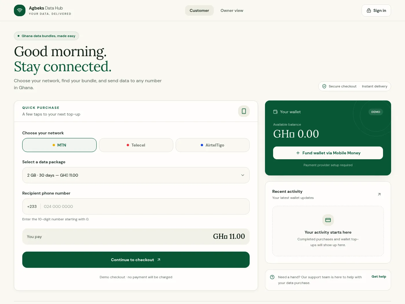 Agbeks Data Hub