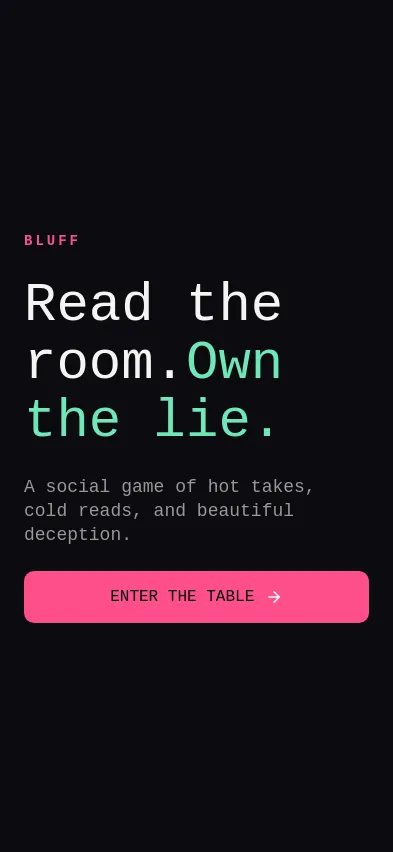 BLUFF Mobile Game