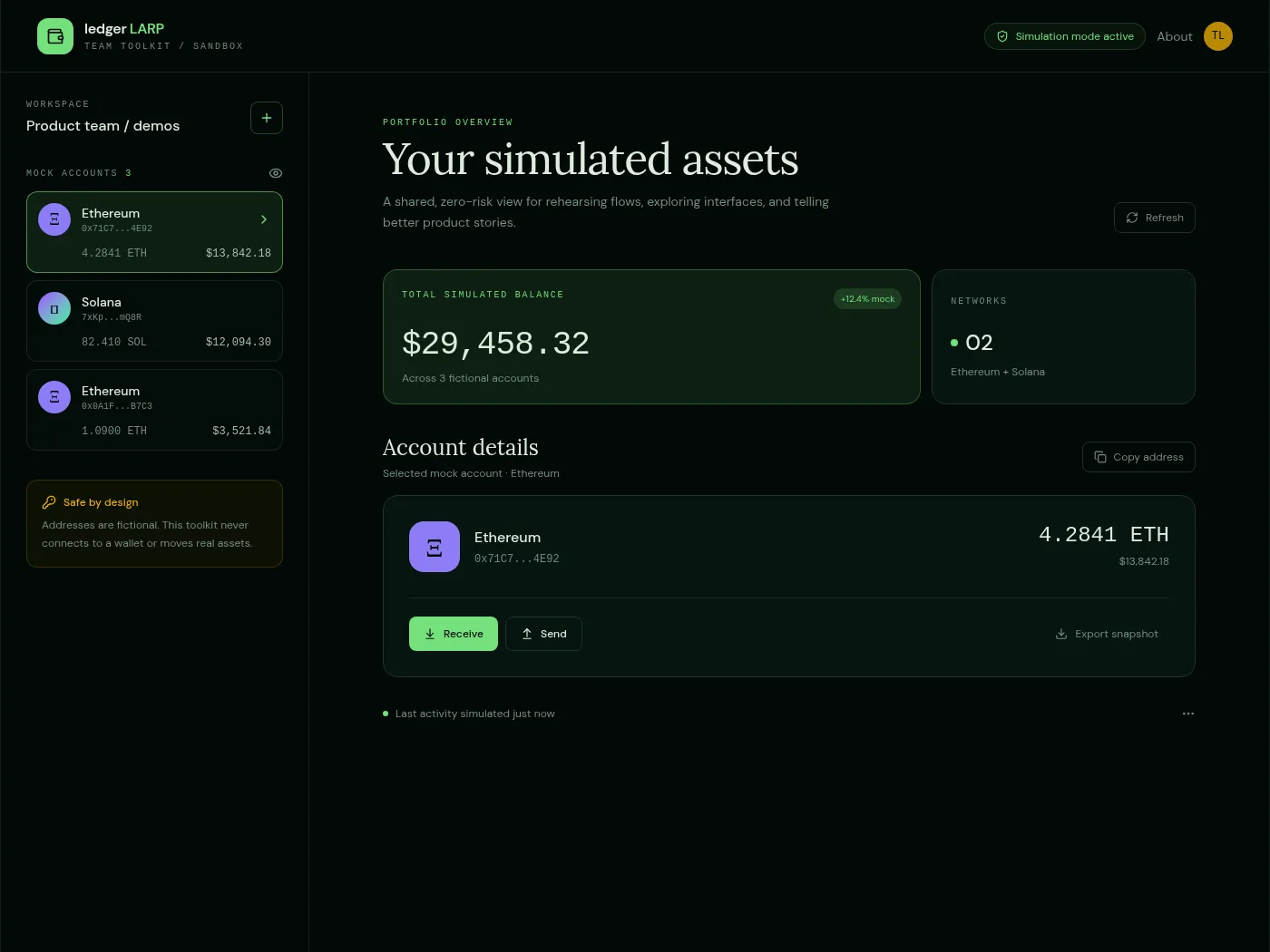 Ledger Larp Toolkit