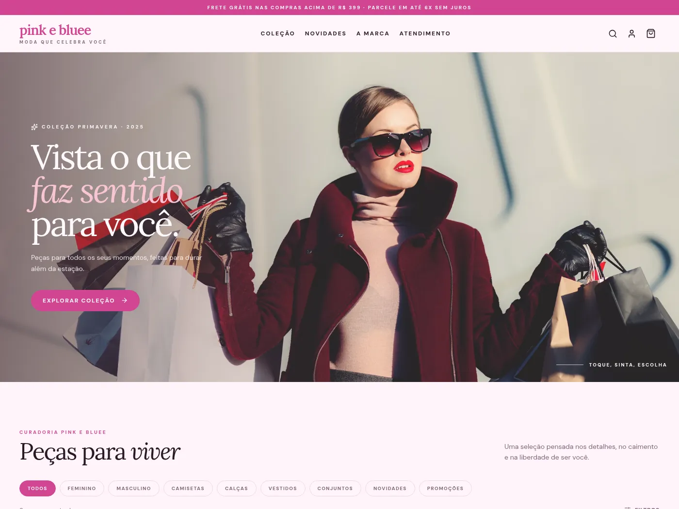 Pink e Bluee Shop