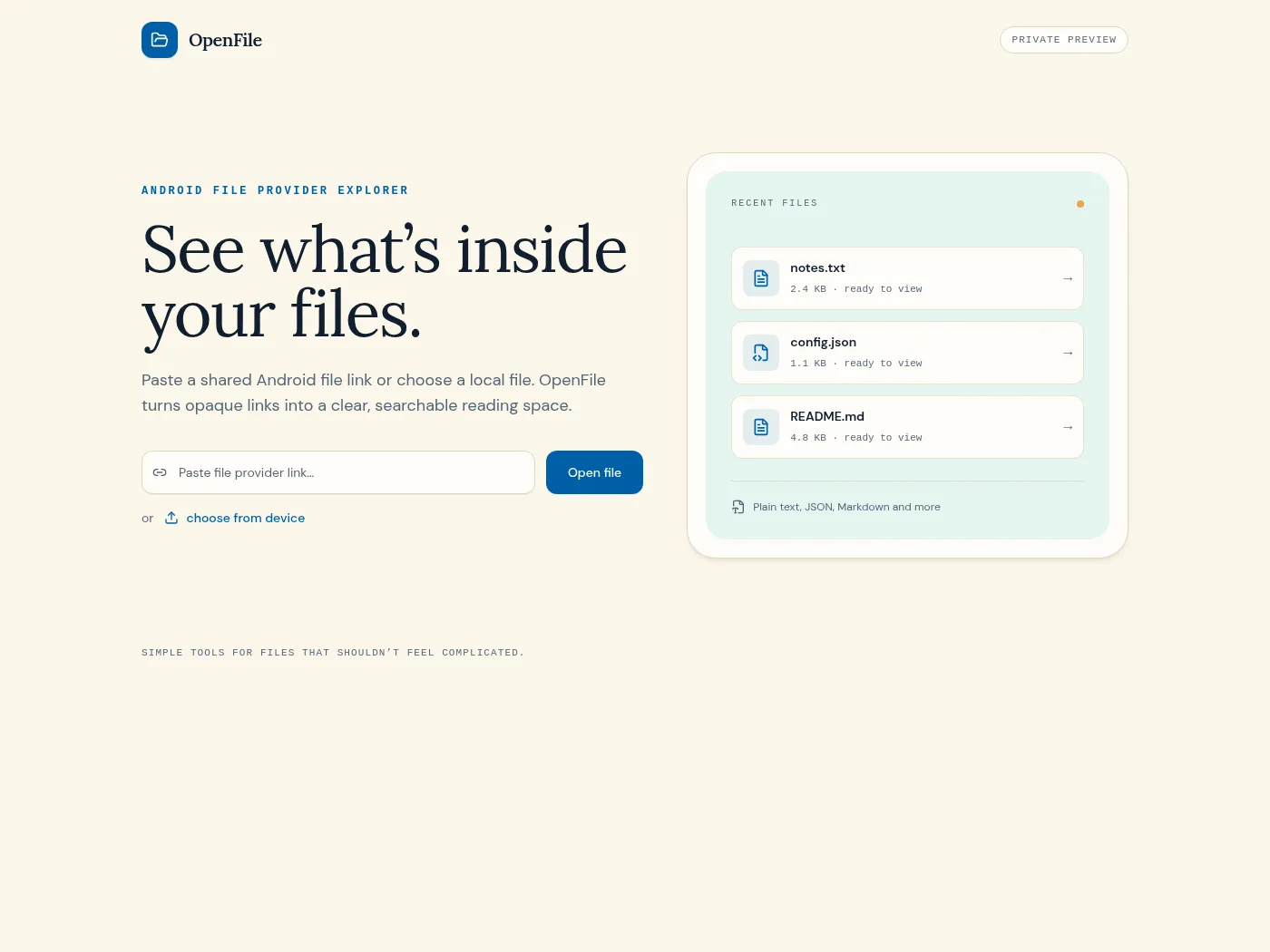 File Content Explorer