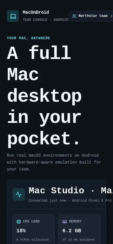 MacOnDroid
