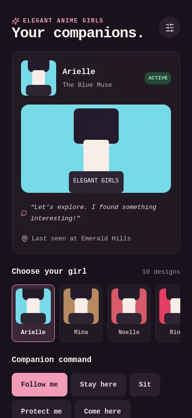 Elegant Anime Girls MCPE