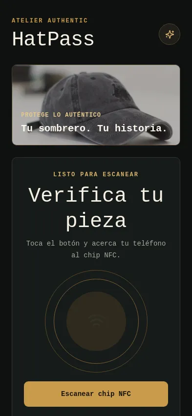 NFC Hat Scanner
