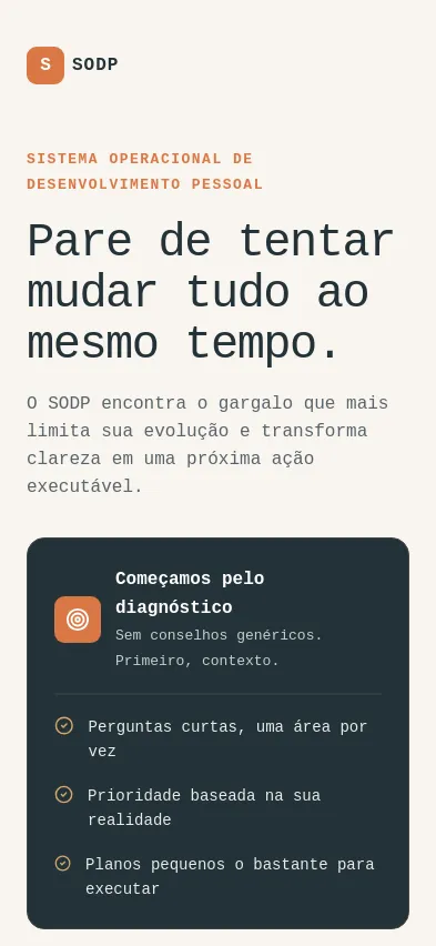 SODP Personal Coach App