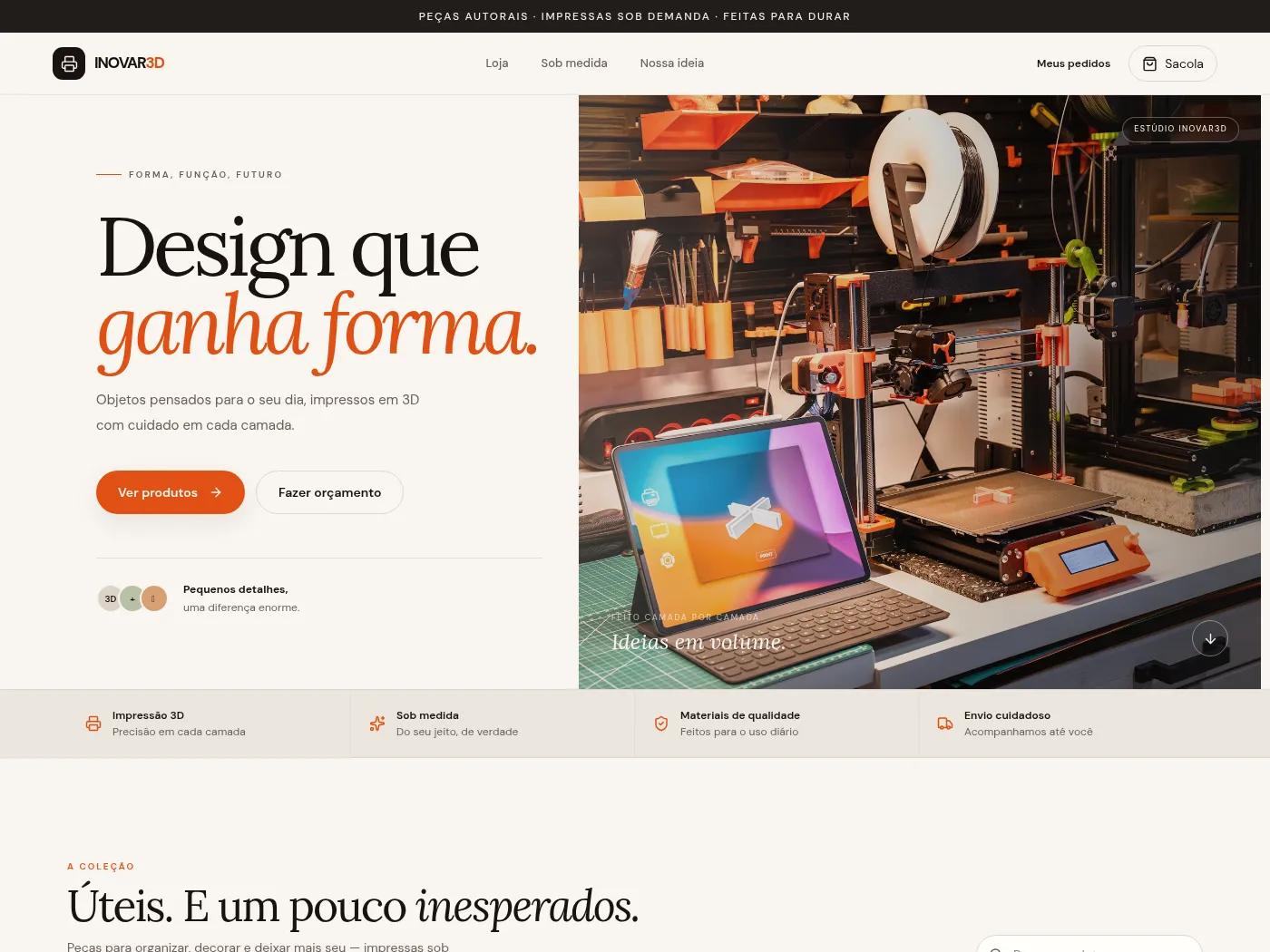 INOVAR3D Shop System