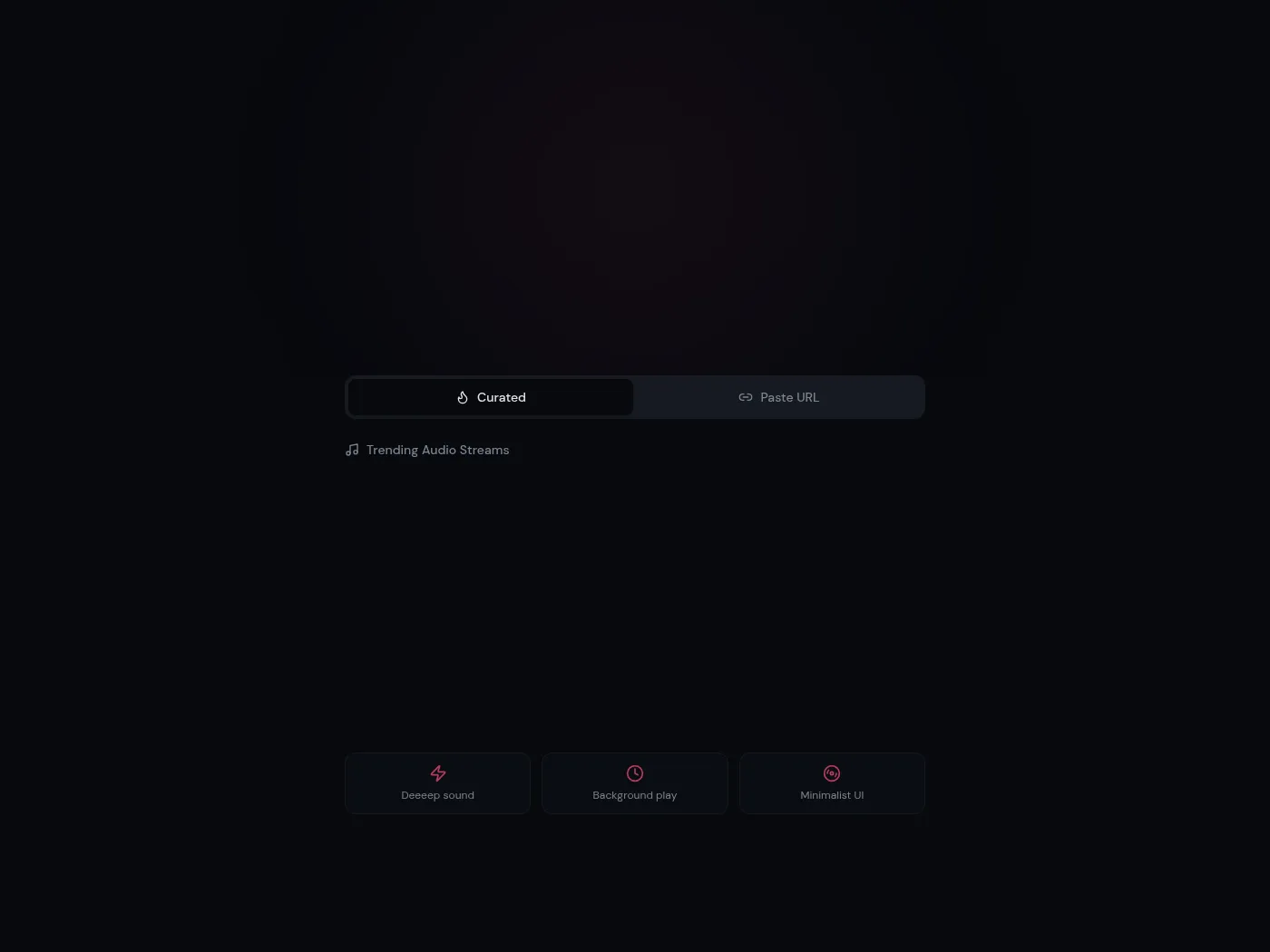 YouTube Audio Player Web